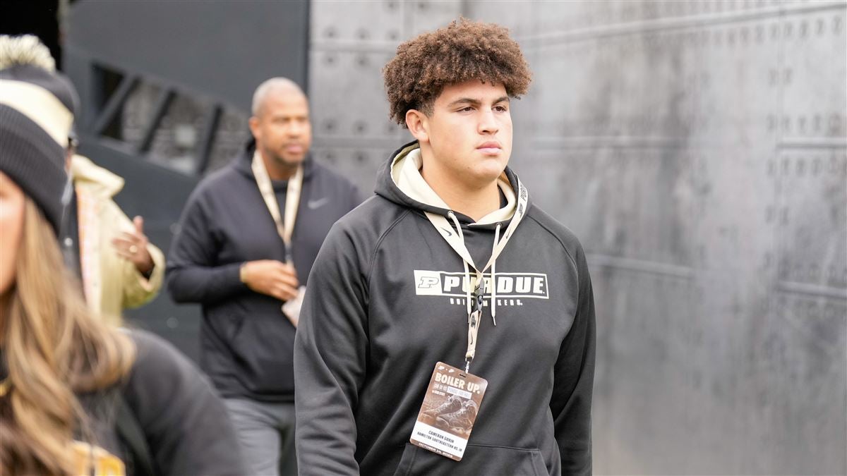 Three-star OL Cameron Gorin talks Purdue visit: "I got to spend a lot ...