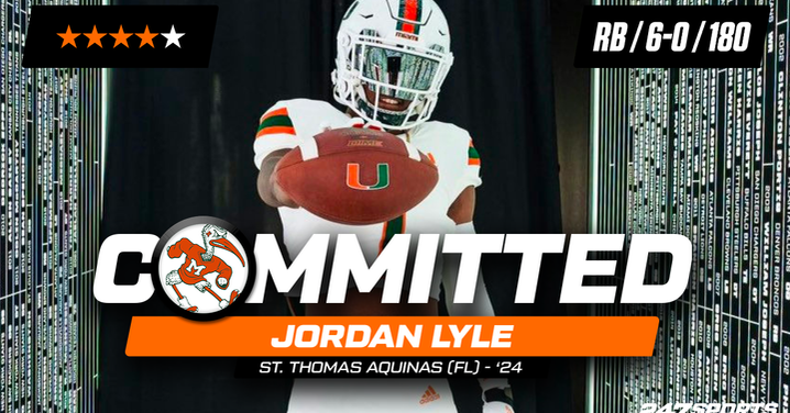 4-star RB Jordan Lyle flips from Ohio State to Miami