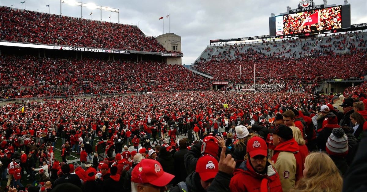 Largest home crowds in Ohio State football history