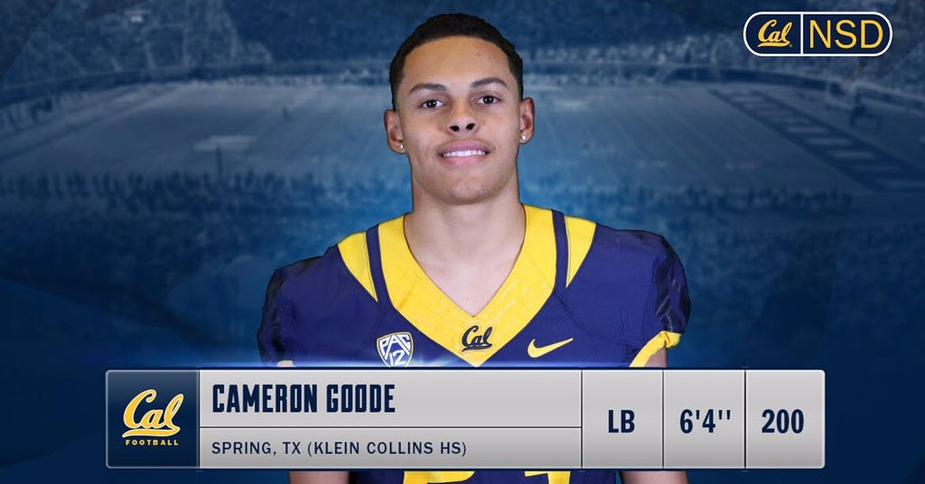 Cameron Goode Signs With Cal