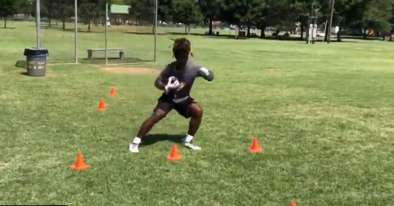 WATCH: LSU RB Armoni Goodwin putting in summer work
