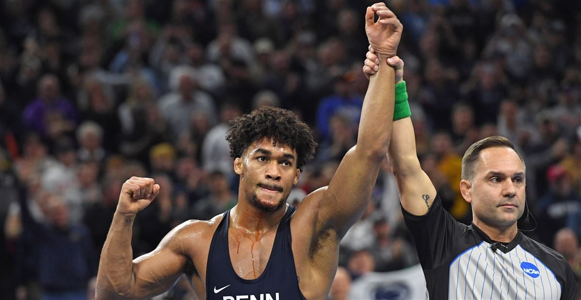 2 Penn State wrestlers win national titles; Nittany Lions set points ...