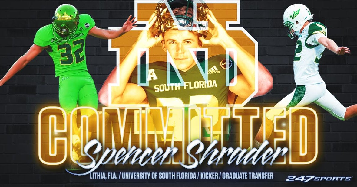 BREAKING: Kicker Spencer Shrader Transferring to Notre Dame - Notre ...