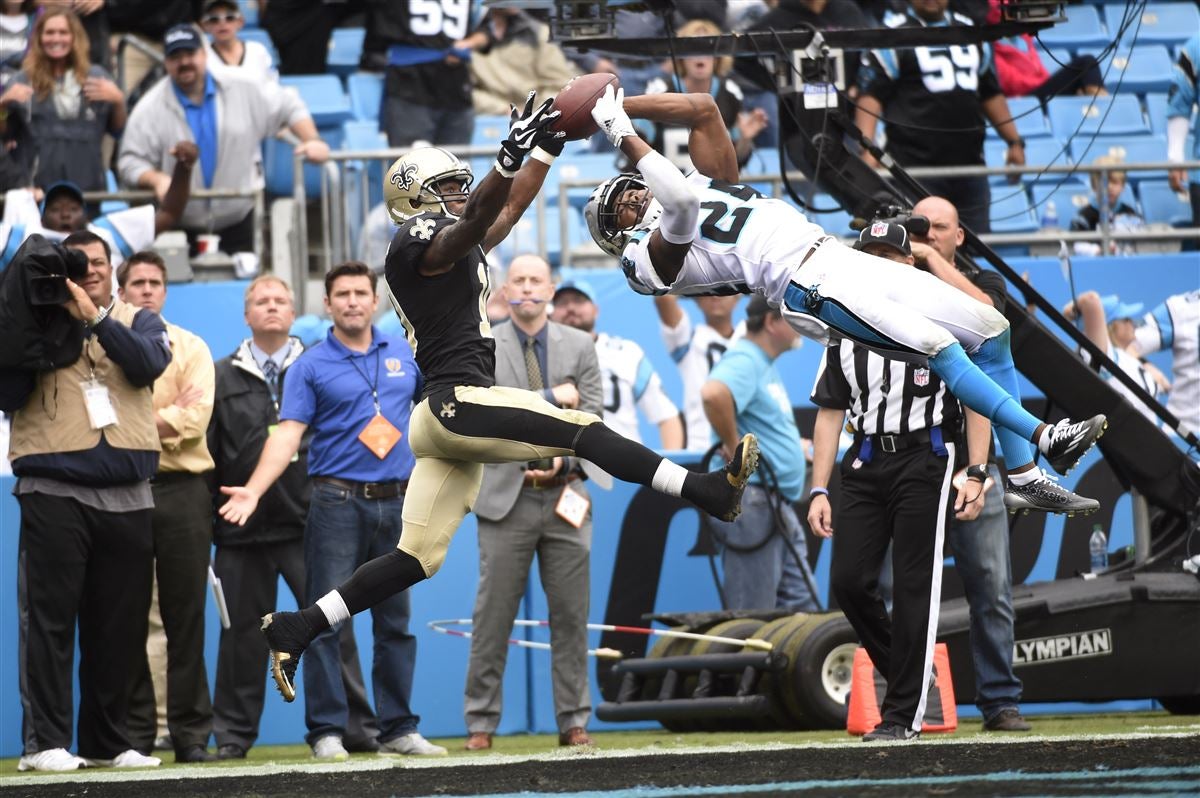 Josh Norman responds to Kelvin Benjamin's touchdown catch
