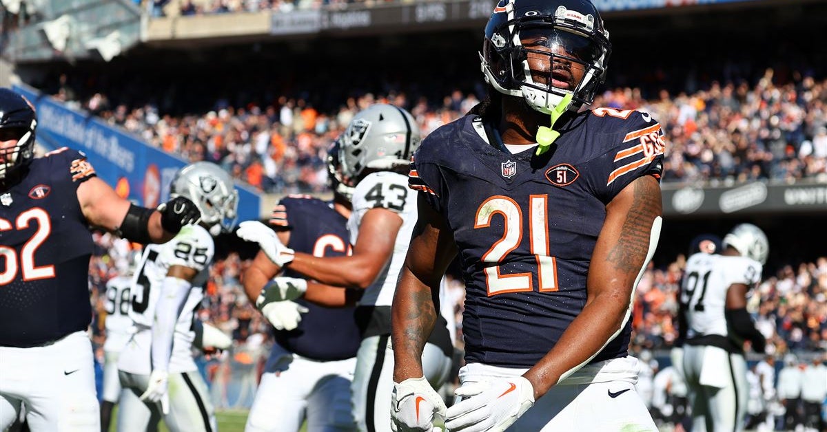 Bulldozer Bears: D'Onta Foreman, Bears OL get the running game going