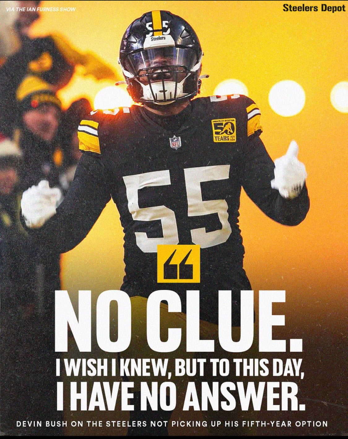 Help out Devin Bush. He needs answers.