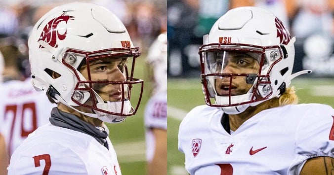 Jamire Calvin dishes on Coug QBs Jayden de Laura & Cammon Cooper