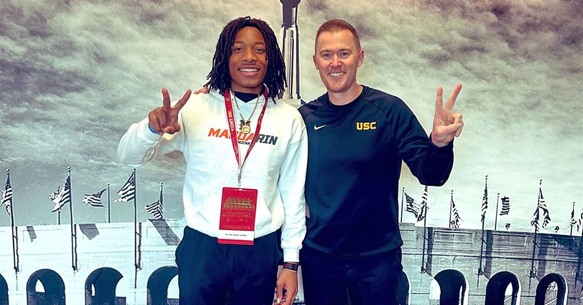 Florida four-star safety Hylton Stubbs sits down with USC's Lincoln Riley