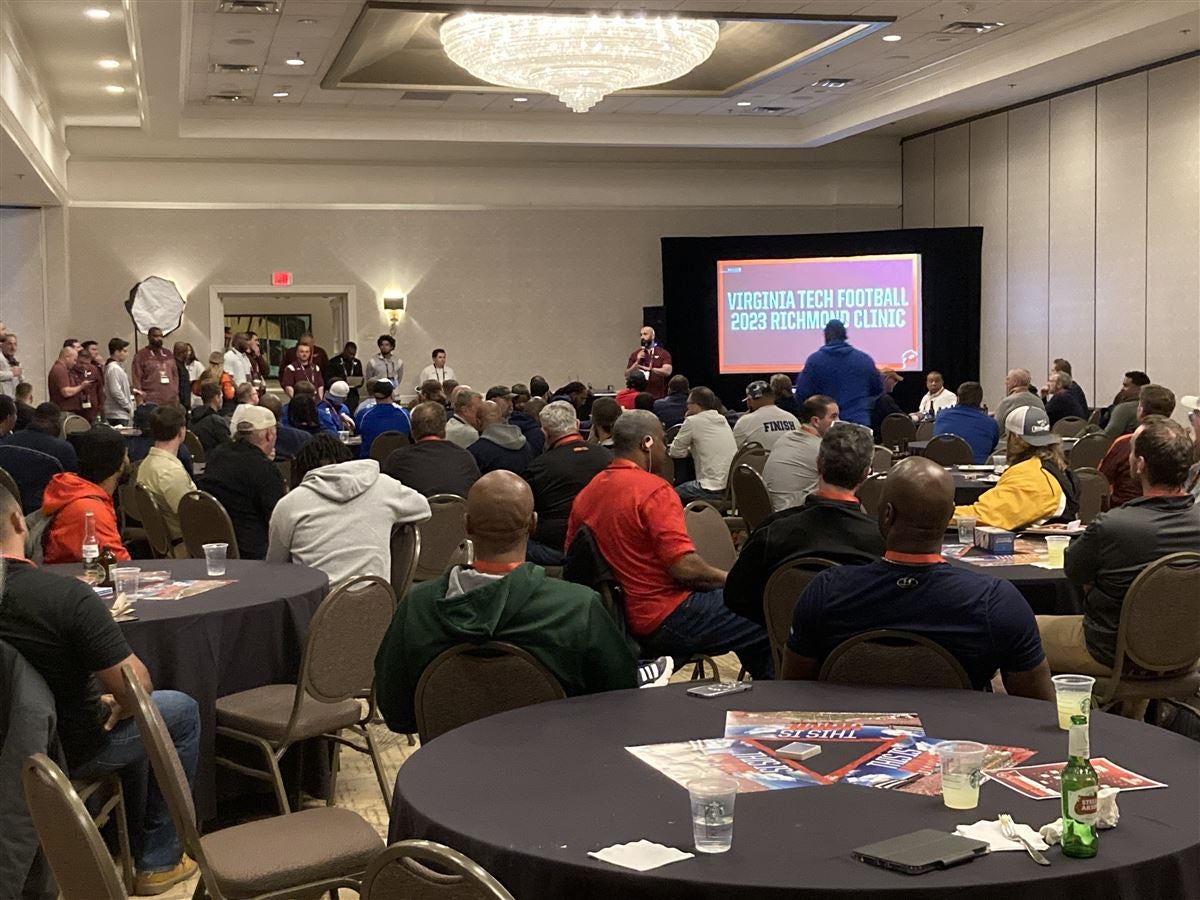 Virginia Tech Connects with High School Coaches at Richmond Clinic