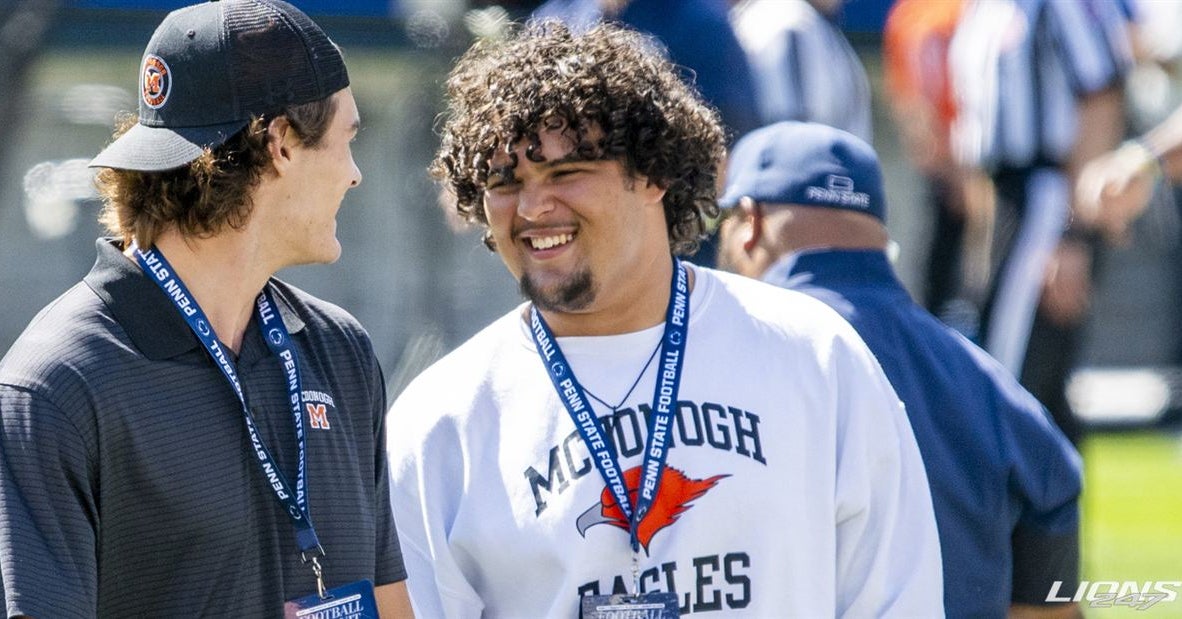 Offered defensive lineman, Pennsylvania native RJ Cruz III impressed by Penn State's culture ...