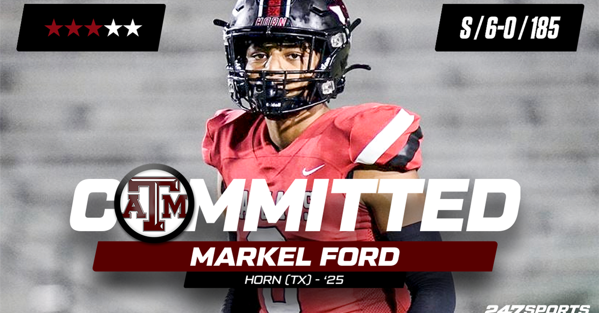 Mesquite Horn S Markel Ford becomes Texas A&M football's first commit ...
