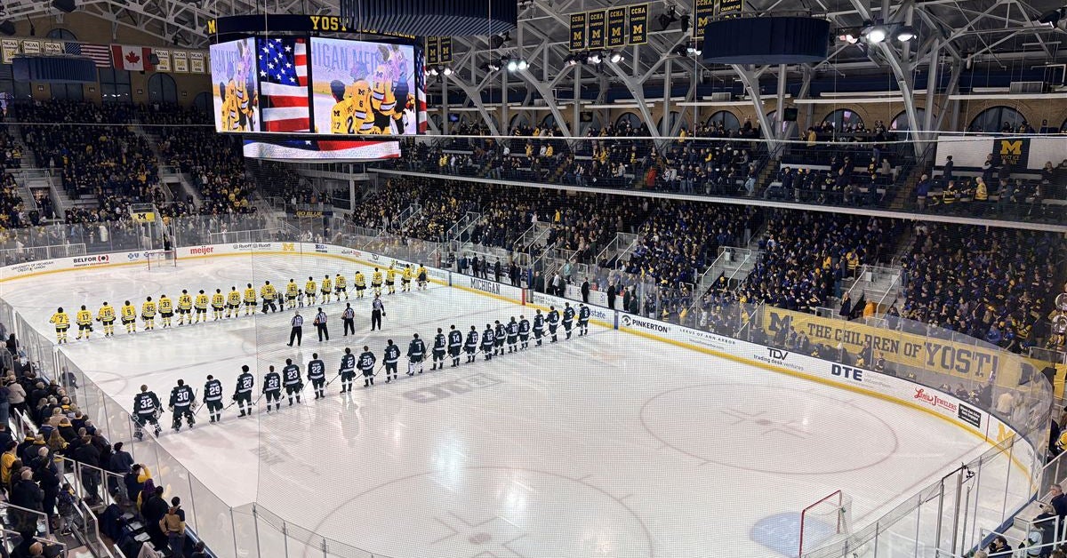 Michigan hockey wins key series against Gavin McKenna, Penn State ...