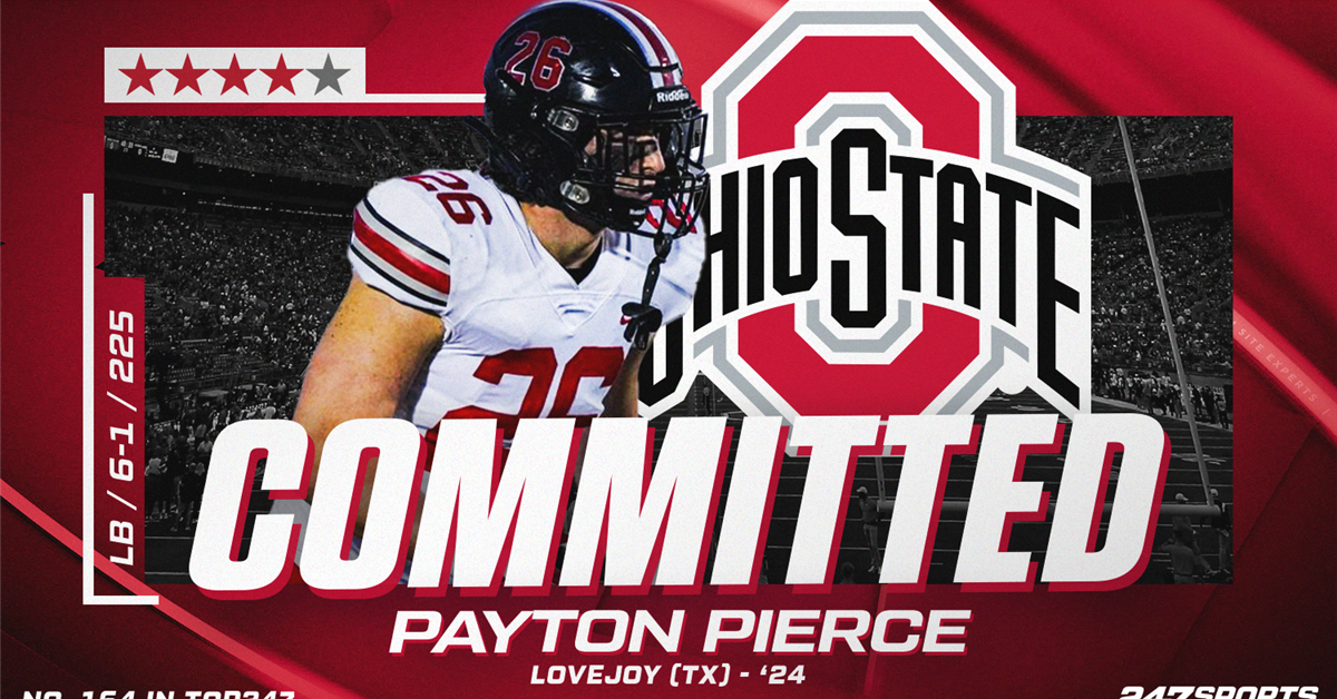BREAKING 4-star LB Payton Pierce commits to Ohio State
