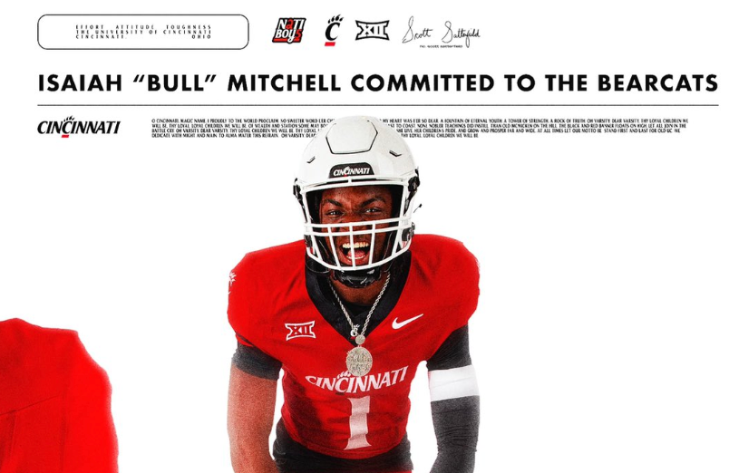 Three-star WR Isaiah Mitchell makes pledge to UC
