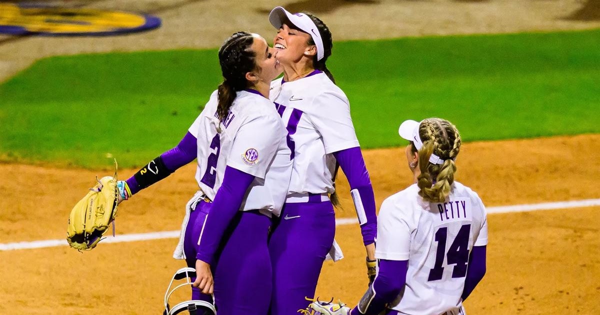 LSU Softball sweeps LSU Invitational with wins over Oregon State, Nicholls