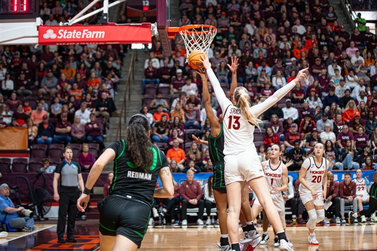 Freshman Strack steps up in place of Kitley, helps lead Virginia Tech ...