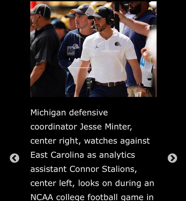 Michigan officially accused of in person scouting to steal signs