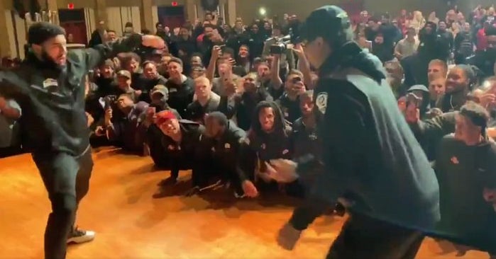 The WSU party in San Antonio is already well underway!