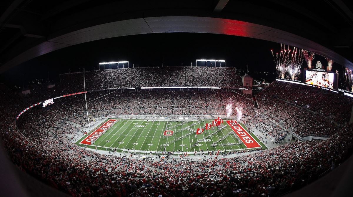 Largest home crowds in Ohio State football history