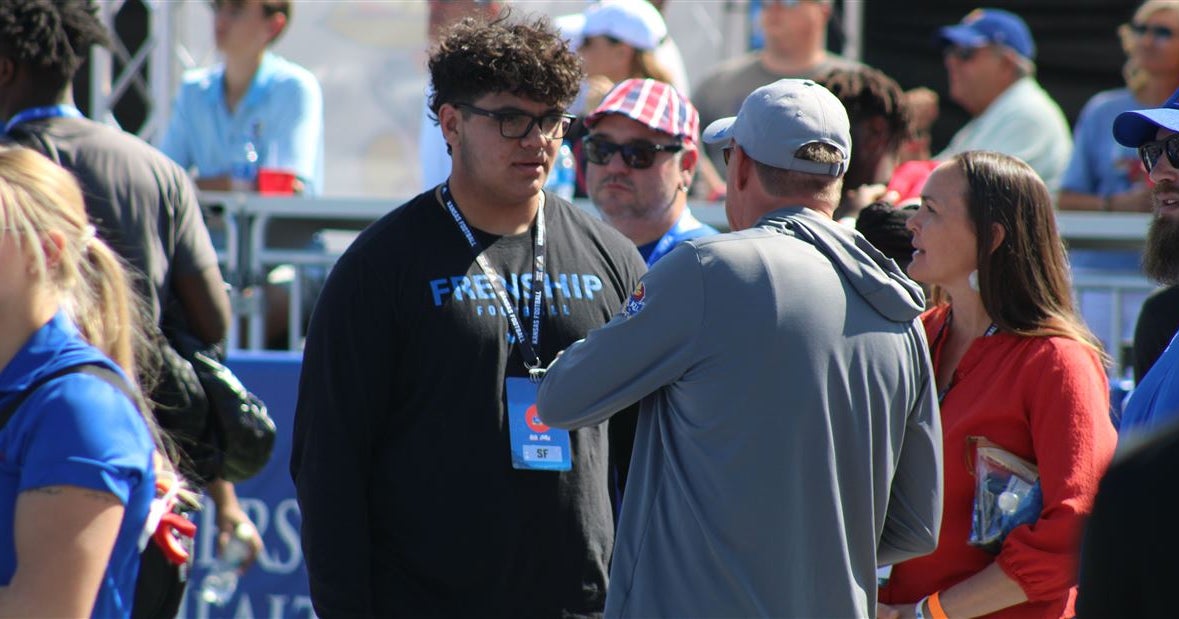 Kansas football coaches, program improvement standing out to OL Isaiah Kema
