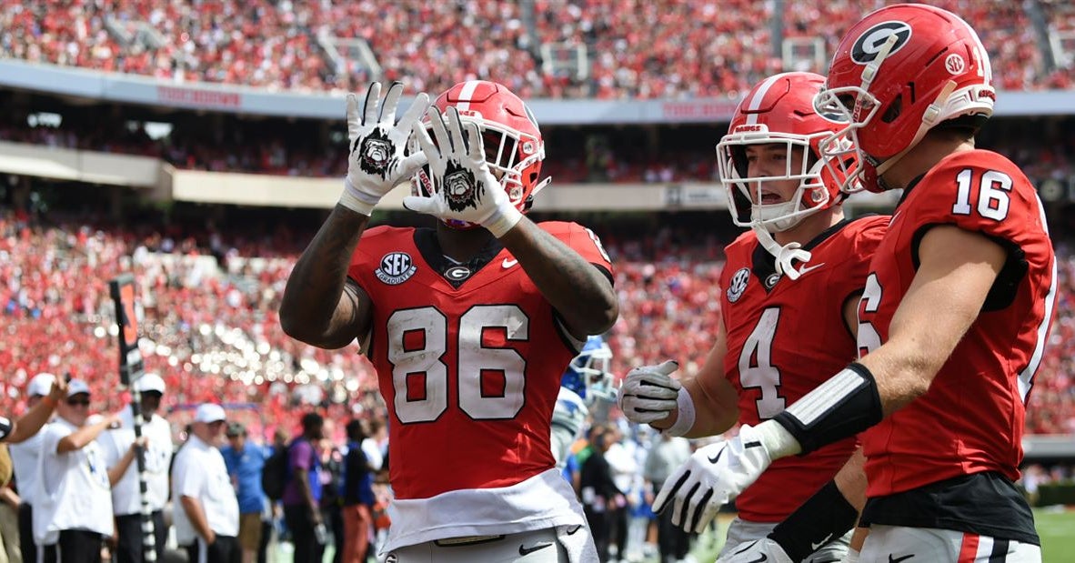 Georgia receiver Dillon Bell reflects on career in farewell social ...