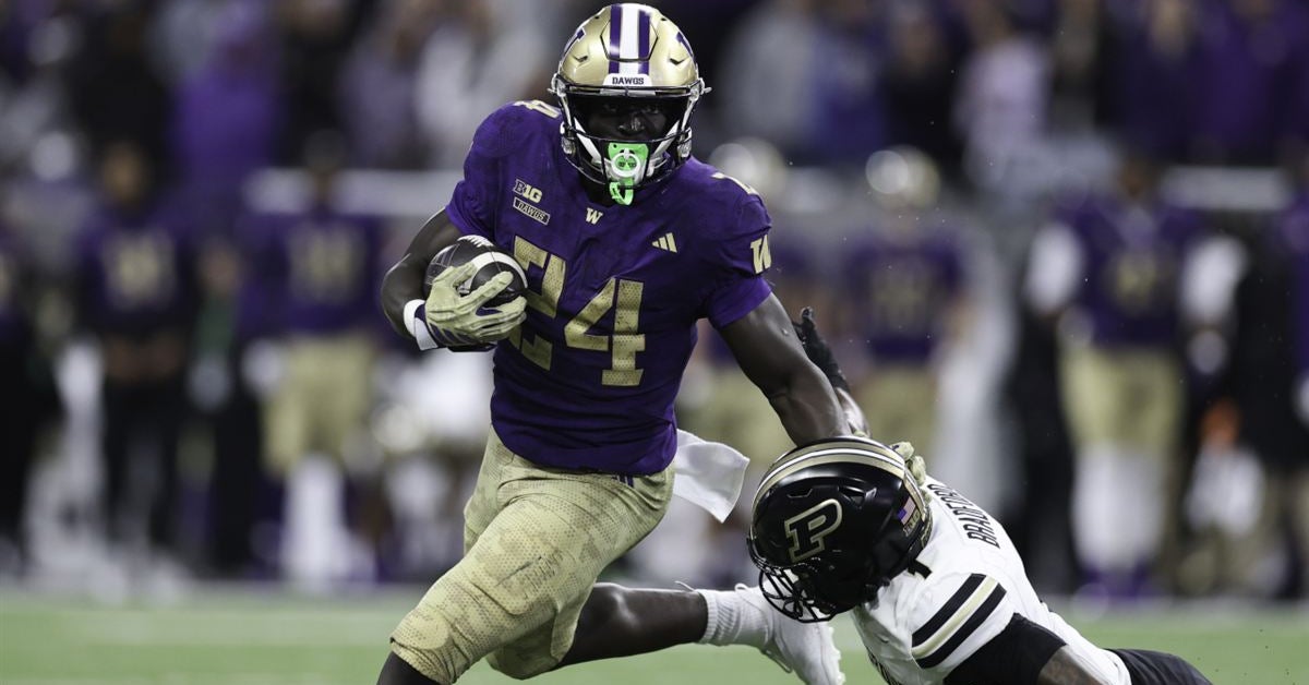 ACC, SEC visits in the mix for Washington transfer running back Adam ...