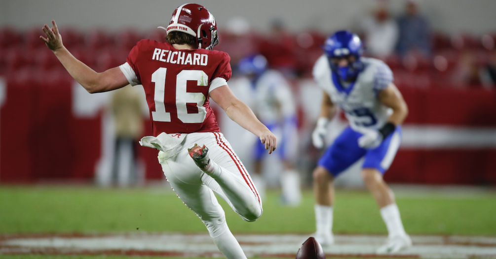 Alabama has 'the best kicker in the country' in Will Reichard