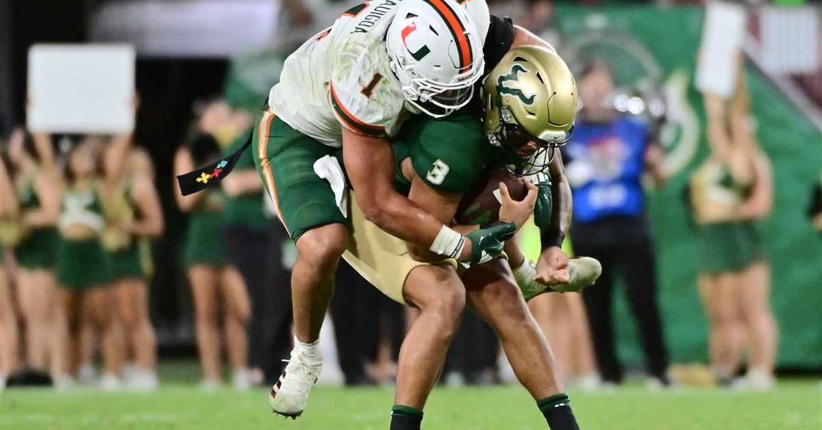 Miami's defense pitches second-half shutout in win over fast-paced USF ...