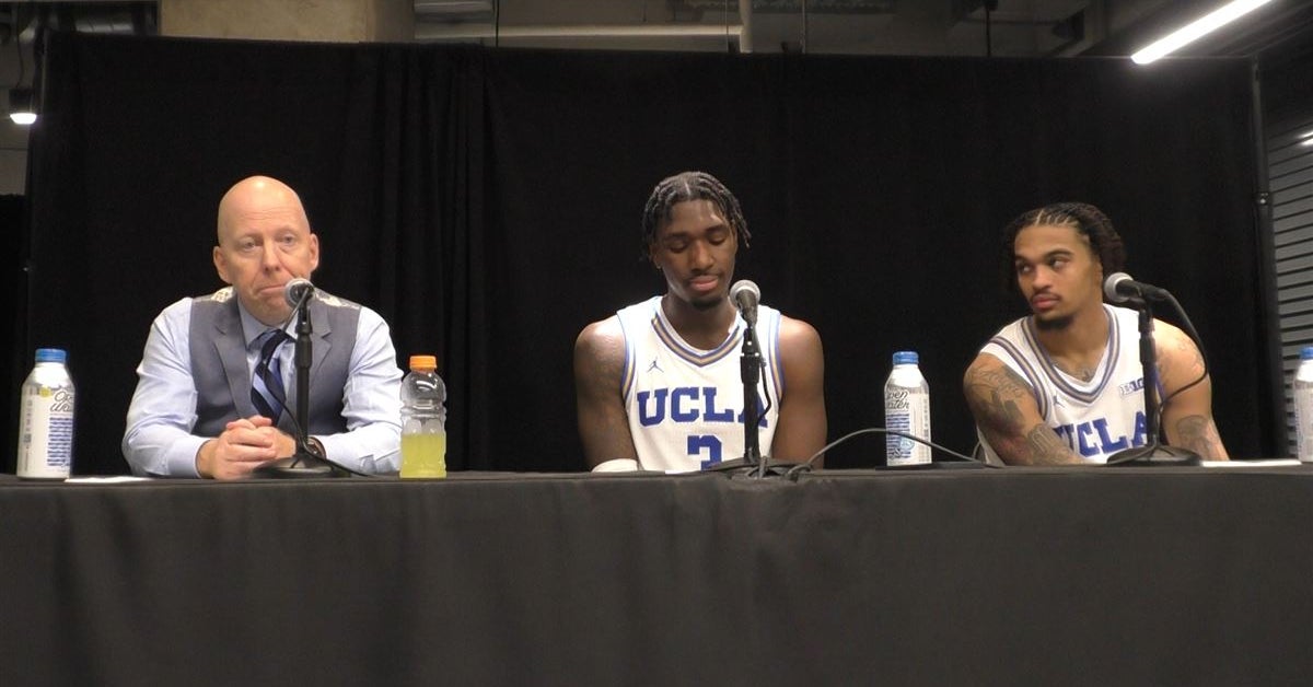 UCLA's Mick Cronin, Skyy Clark and Eric Dailey After Gonzaga Win