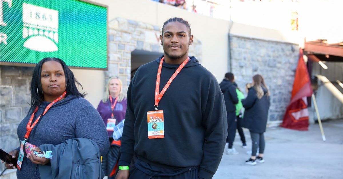 Christiansburg 2026 OL Jaiden Edwards returns to Virginia Tech
