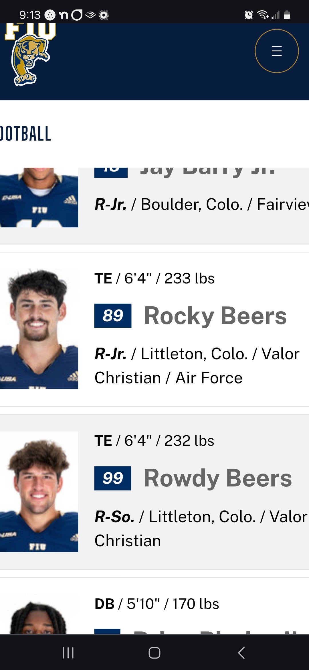 Rocky and Rowdy Beers - bros of WBB transfer?