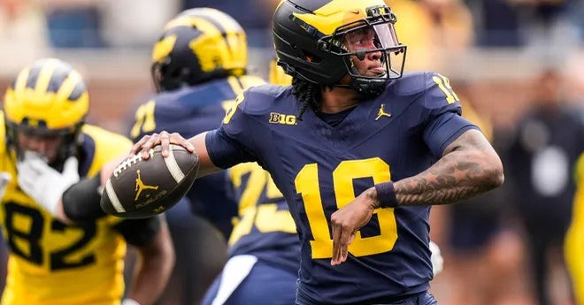 Projecting Michigan's post-spring offensive depth chart: Where the ...