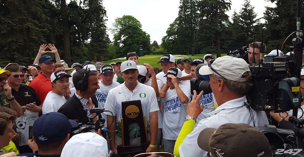 Watch: Oregon Men's Golf Wins First National Title