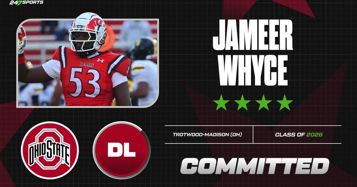 Five-star 2028 DL Jameer Whyce commits to Ohio State