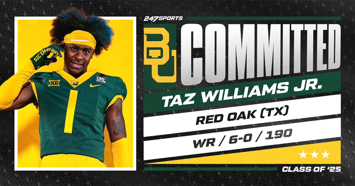 Taz Williams Jr. makes surprise commitment to Baylor