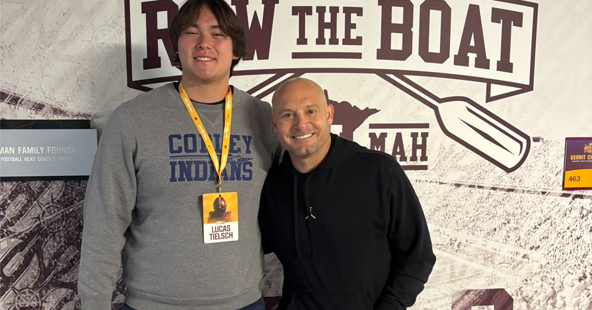 2026 Ohio offensive lineman Lucas Tielsch enjoys his Minnesota Football ...