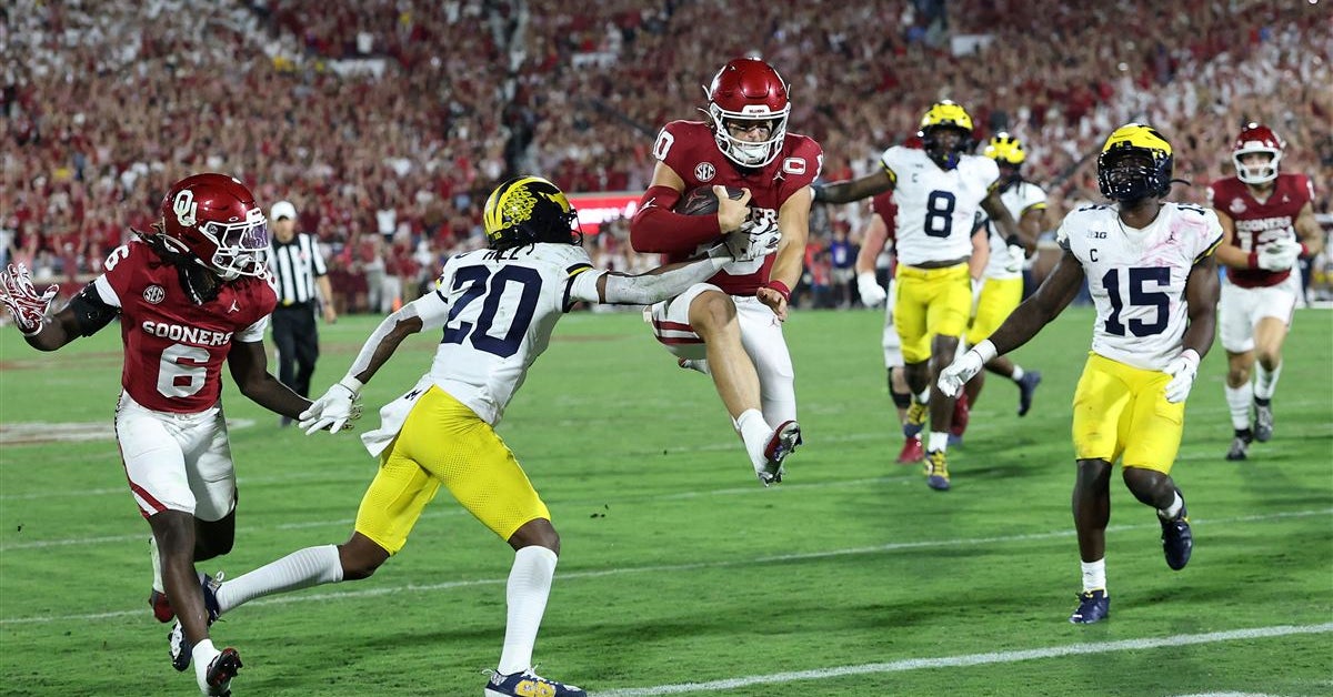 John Mateer is a 'fearless,' 'willing' runner. Oklahoma's QB needs to ...