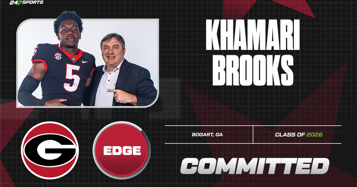 Top target in Dawgs' backyard Khamari Brooks commits to Georgia over ...