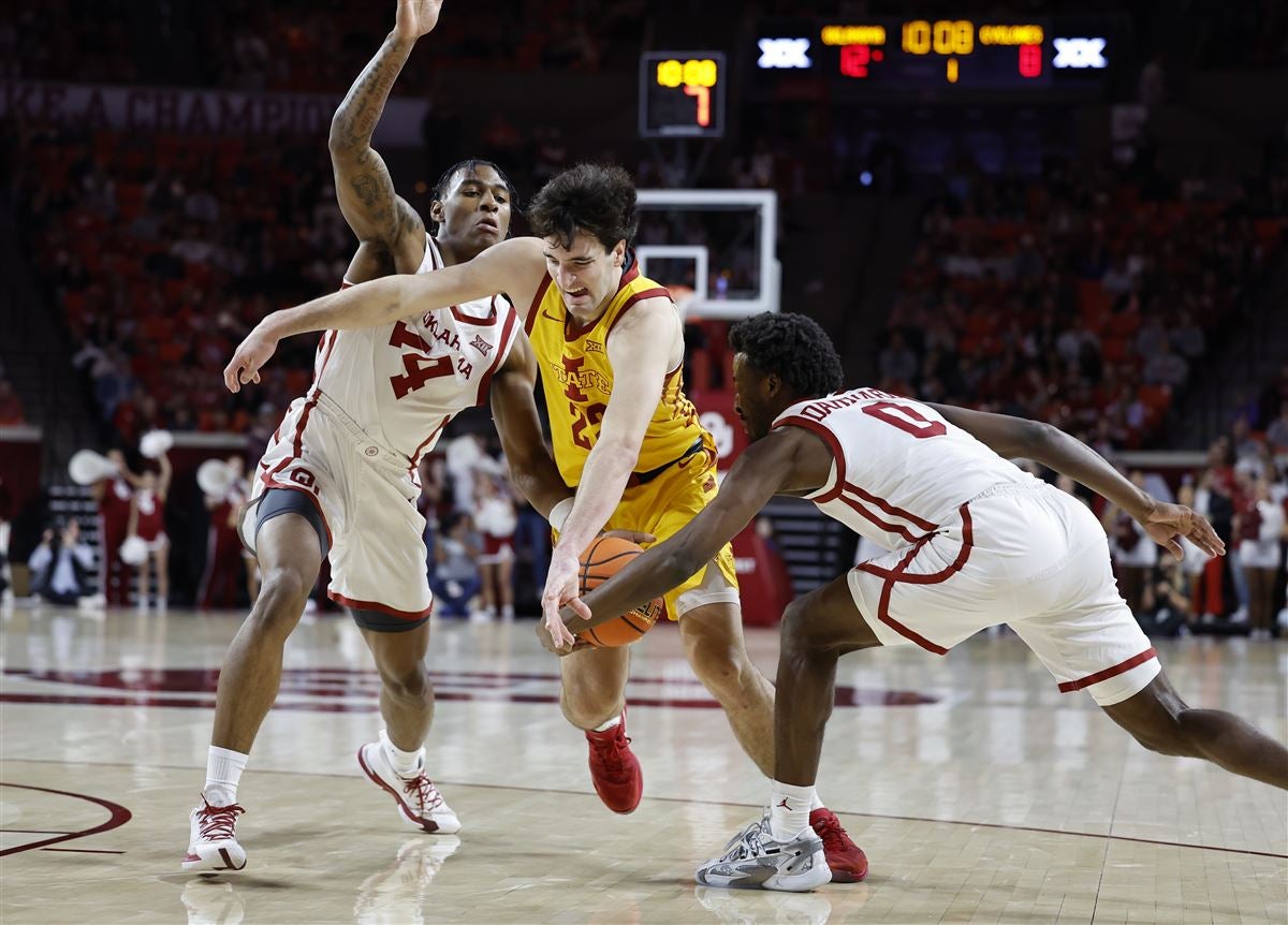 Javian McCollum, Sam Godwin help No. 11 Oklahoma stave off Iowa State ...