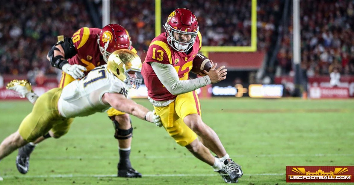 Live Updates from the Coliseum: No. 6 USC Trojans 38, No. 15 Notre Dame ...