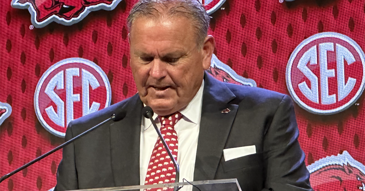 Sam Pittman praises O-line progress
