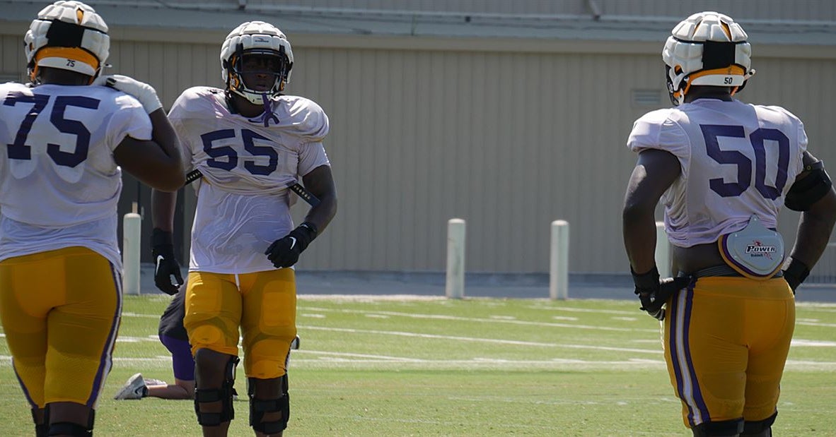 LSU expanding depth on offensive line in 2024 fall camp