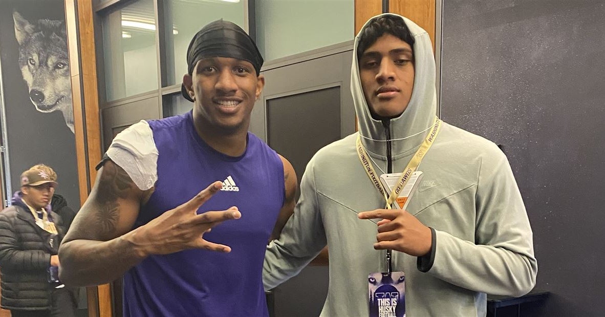 2025 QB Jaron Sagapolutele recaps Washington visit