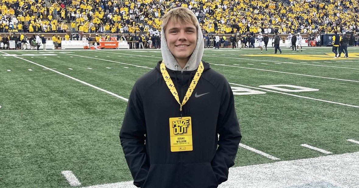 Four-star QB Isaac Wilson talks Michigan trip