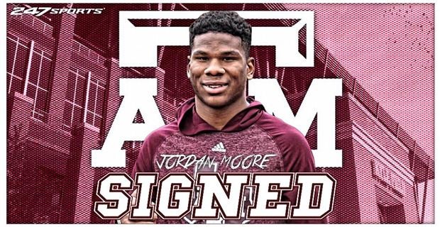 Texas A&M Official Signee: S Jordan Moore