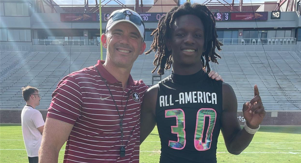 2026 WR Tylan Vickers caught several bombs for Godby at FSU's 7-on-7 ...