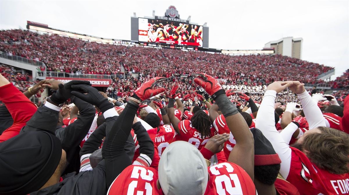 Largest home crowds in Ohio State football history