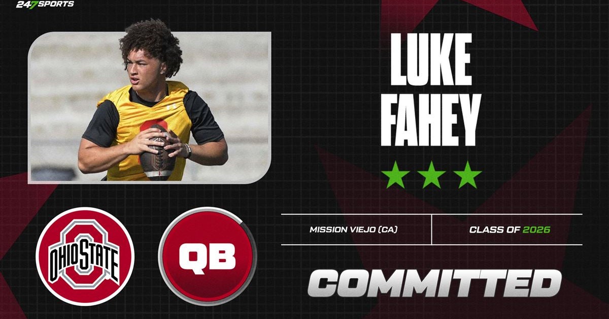 QB Luke Fahey has committed to Ohio State