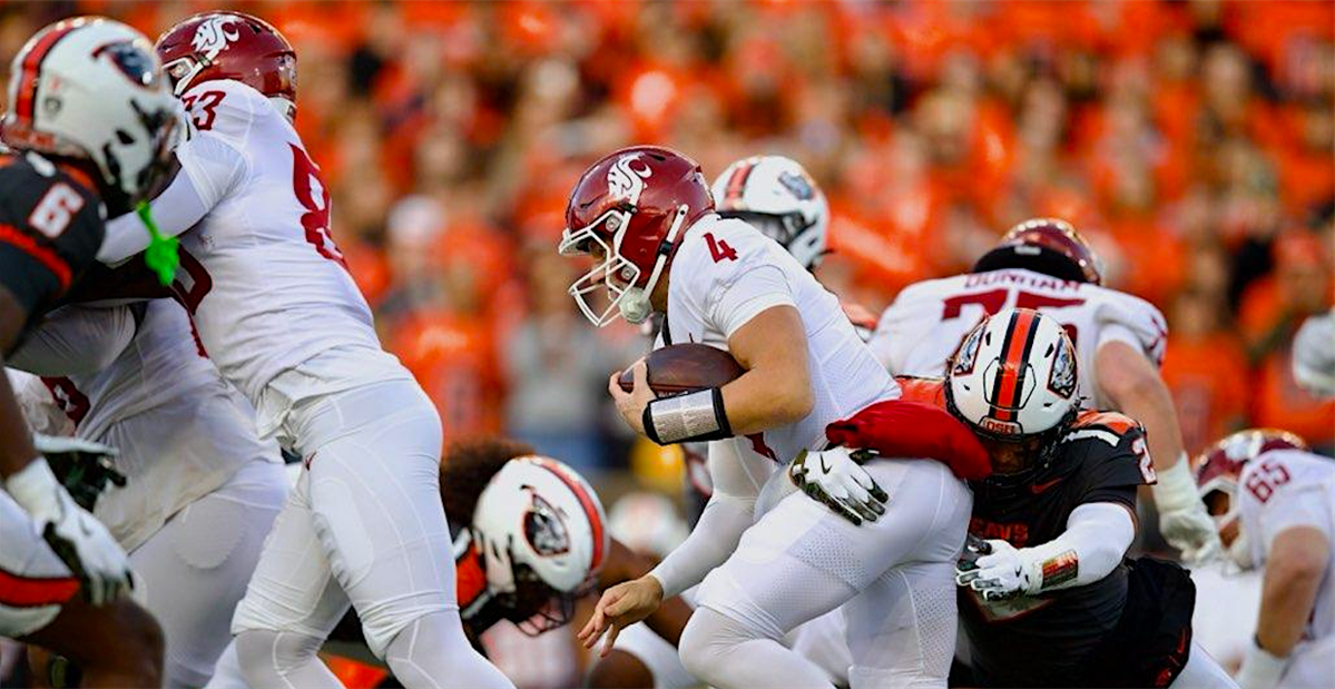 Wazzu struggles all first half long until very end to lead OSU 7-3