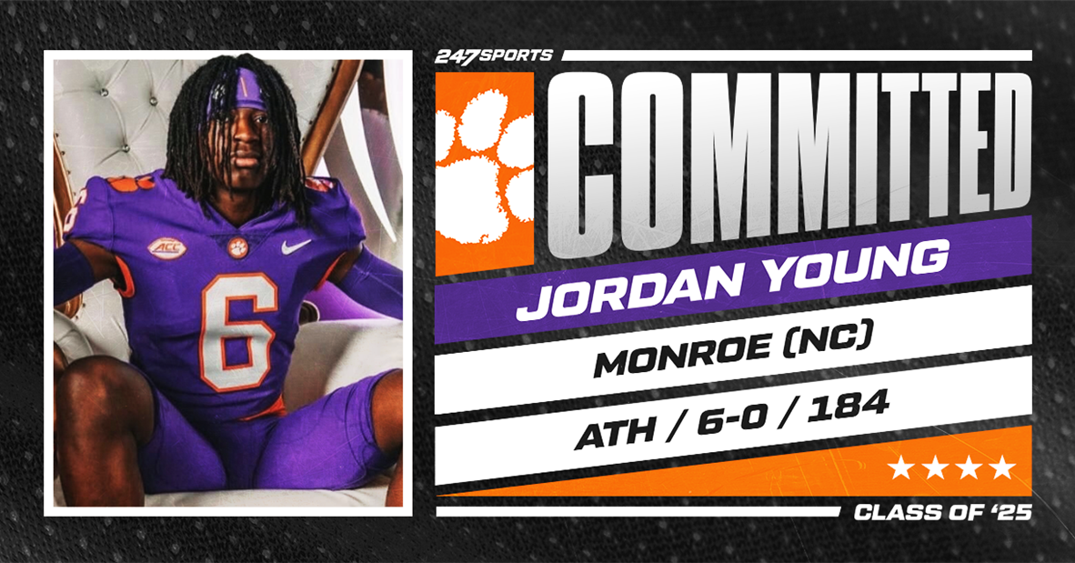 2025 four-star safety Jordan Young commits to Clemson football